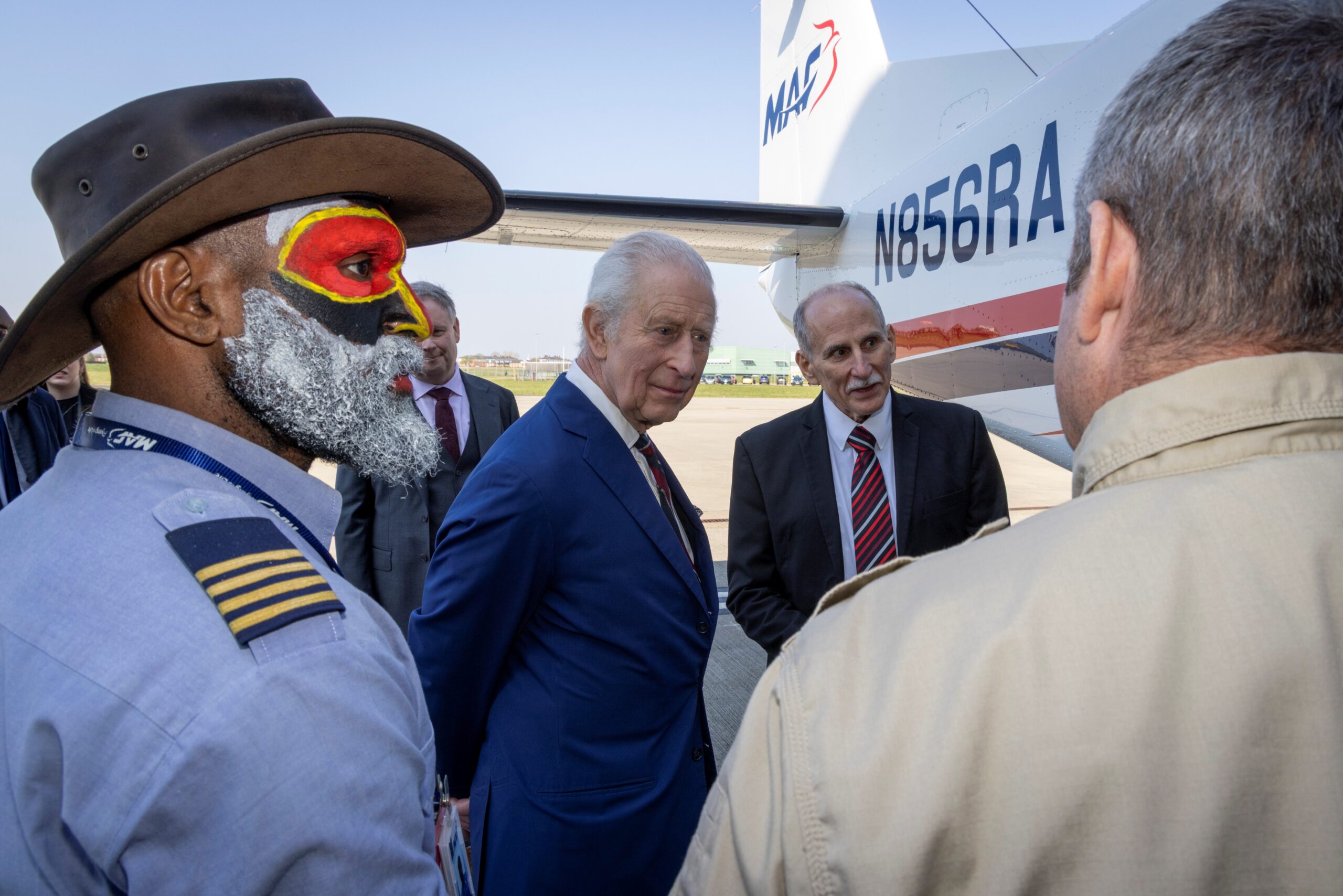 The King unveils MAF’s new plane during charity’s 80th year - Mission ...